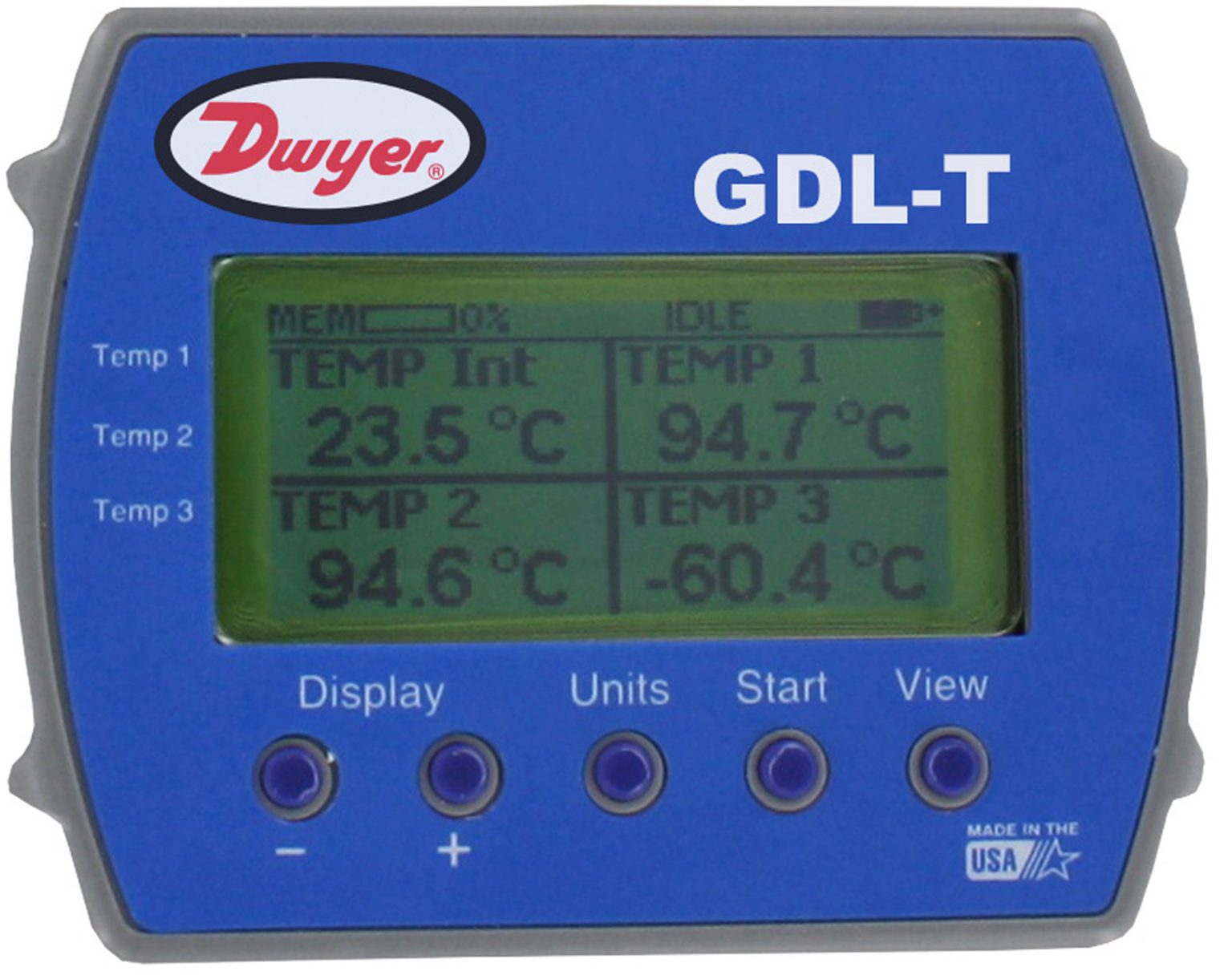 Model GDL-T Four Temperature Graphical Display Data Logger - Empowering ...