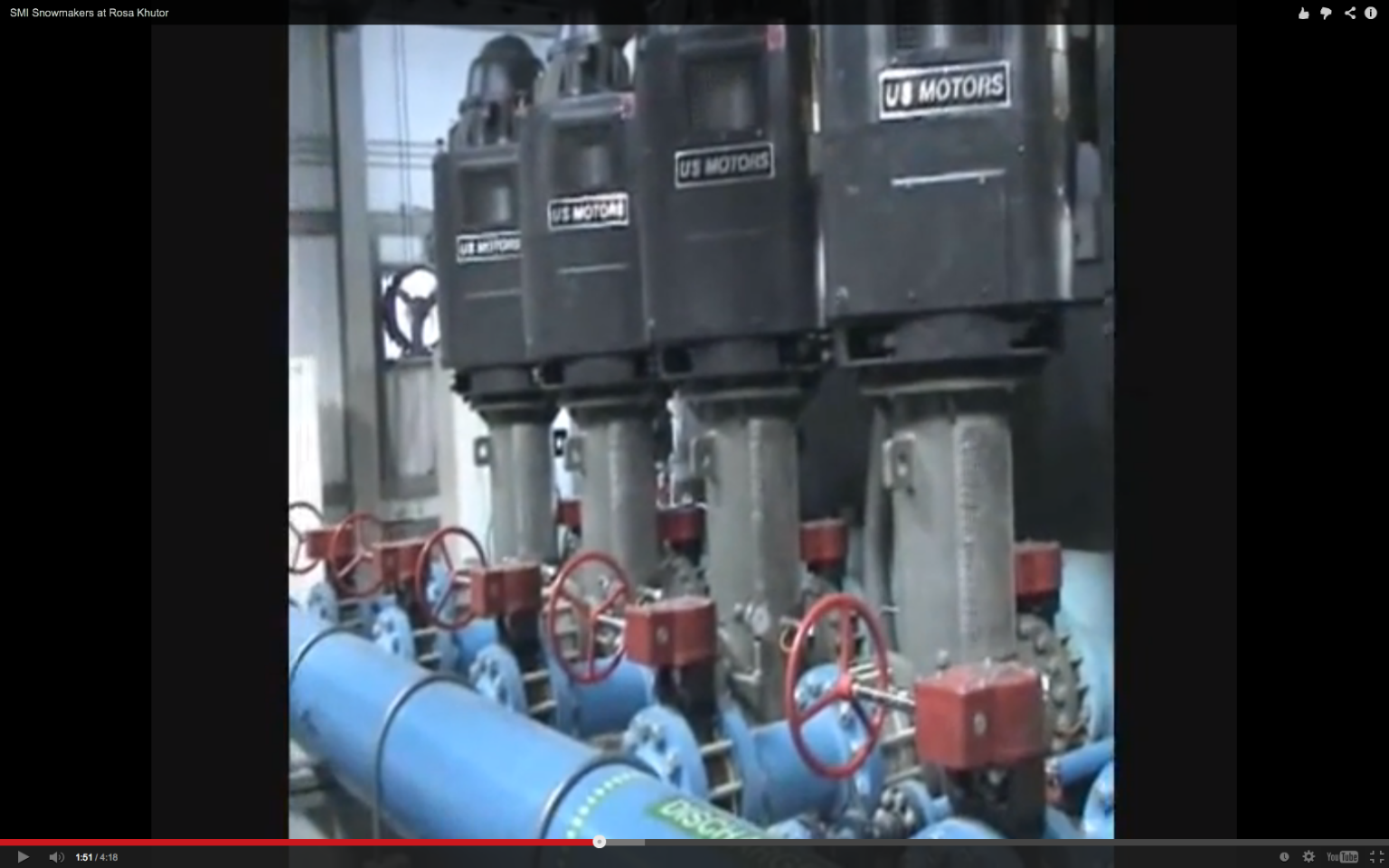 Nidec Powering The Snowmaking Pumps at Sochi - Empowering Pumps and ...