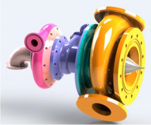 Design and Analysis of a High Speed, High Pressure Peroxide/RP-1 ...