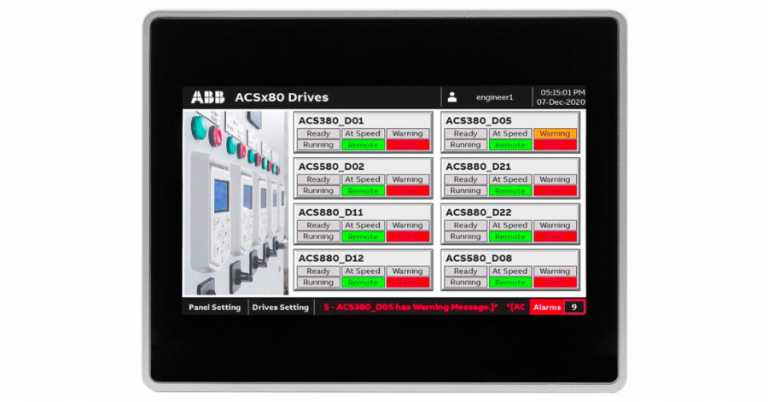 New ABB HMI and Drive Faceplates provide clear and comprehensive views ...