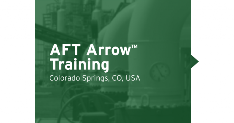 AFT Arrow Compressible flow system modeling course - Empowering Pumps ...