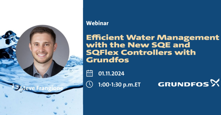 Efficient Water Management with the New SQE and SQFlex Controllers with ...