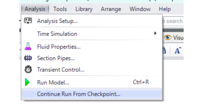 Managing Lengthy Transient Simulations with Checkpoint Files - Empowering Pumps and Equipment